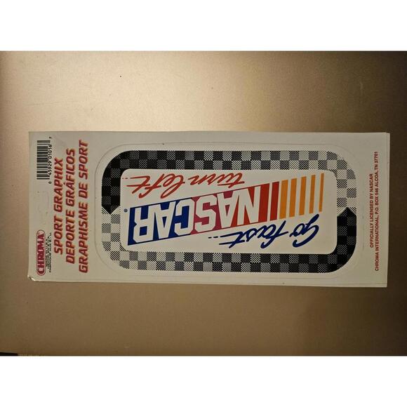 Nascar | Other | Vintage Nascar Static Cling Window Decal From 99s Go ...
